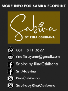 MORE INFO FOR SABIRA ECOPRINT – Sabira Ecoprint